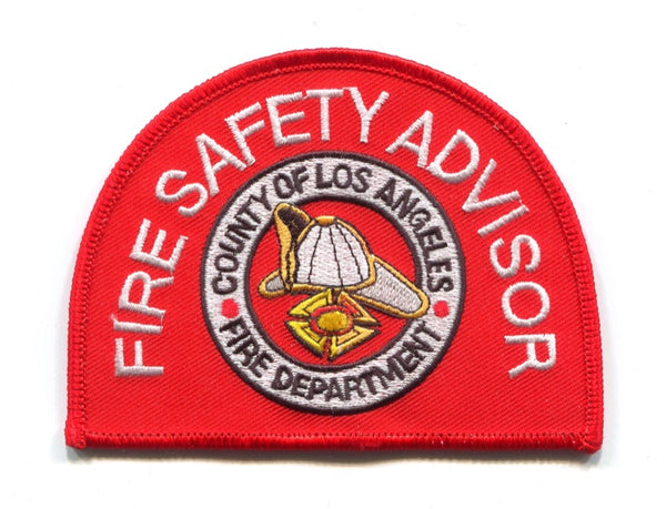 Los Angeles County Fire Department Fire Safety Advisor Patch Californi – 911Patches.com