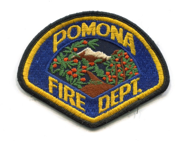 Pomona Fire Department Patch California CA v2 – 911Patches.com
