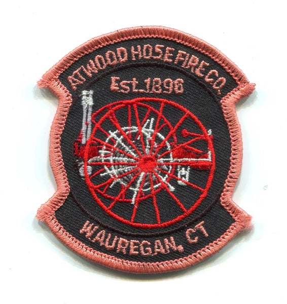 Atwood Hose Fire Company Wauregan Patch Connecticut CT v3 HAT SIZE SMA ...