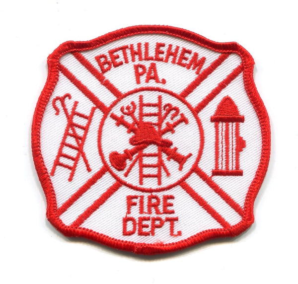 Bethlehem Fire Department Patch Pennsylvania PA v2 – 911Patches.com