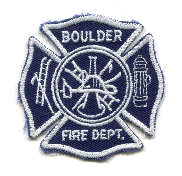 Boulder Fire Department Patch Colorado CO v4 – 911Patches.com