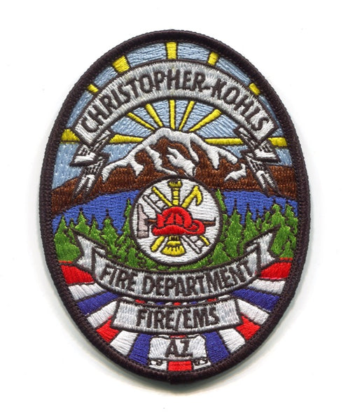 Christopher Kohls Fire EMS Department Patch Arizona AZ v2 – 911Patches.com