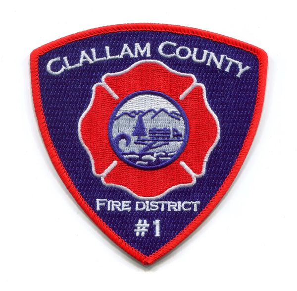Clallam County Fire District 1 Patch Washington WA v2 – 911Patches.com