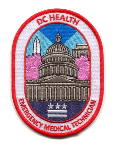 DC Health Emergency Medical Technician EMT EMS Patch Washington DC ...