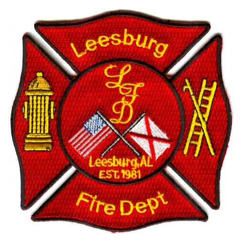 Leesburg Fire Department Patch Alabama AL – 911Patches.com