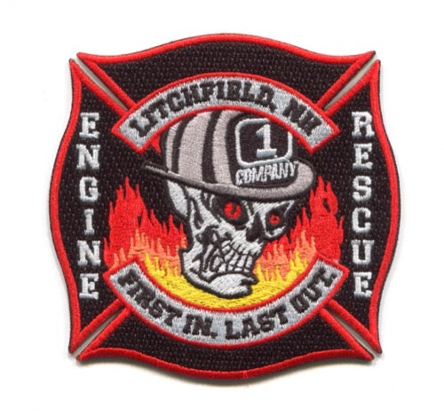 Litchfield Fire Department Company 1 Engine Rescue Patch New Hampshire ...