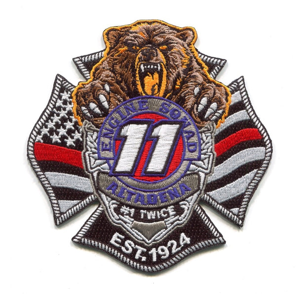 Los Angeles County Fire Department Station 11 Patch California CA v2 ...
