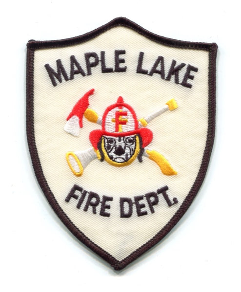 Maple Lake Fire Department Patch Minnesota MN v2 – 911Patches.com