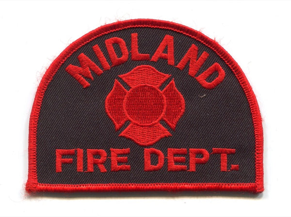 Midland Fire Department Patch Michigan MI v2 – 911Patches.com