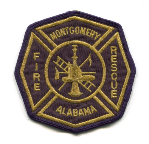 Montgomery Fire Rescue Department Patch Alabama AL v3 – 911Patches.com