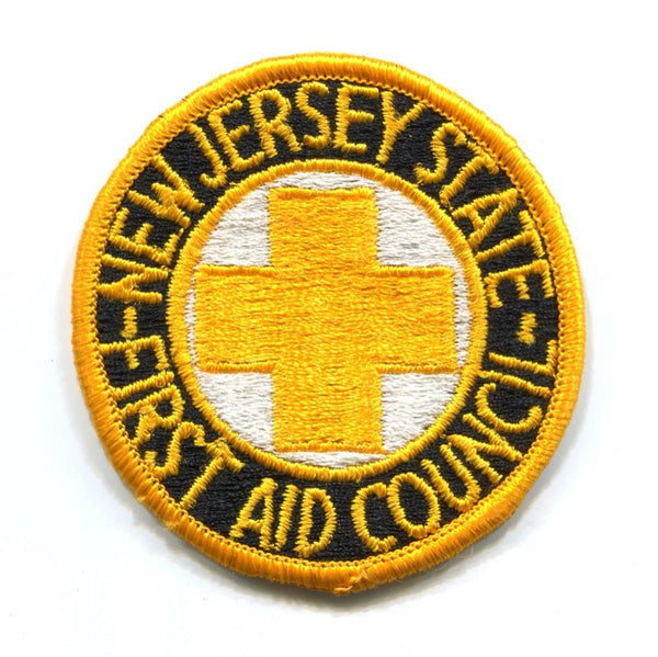 New Jersey State First Aid Council EMS Patch New Jersey NJ v3 ...