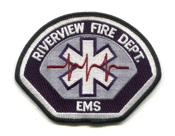 Riverview Fire Department EMS Patch Michigan MI – 911Patches.com