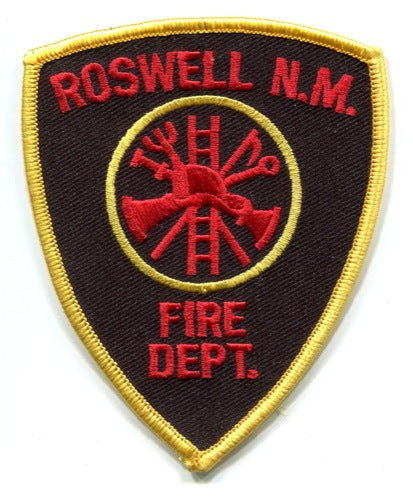 Roswell Fire Department Patch New Mexico NM v2 – 911Patches.com