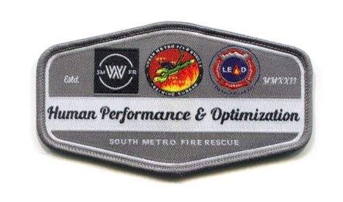 South Metro Fire Rescue Department Human Performance Patch Colorado CO ...