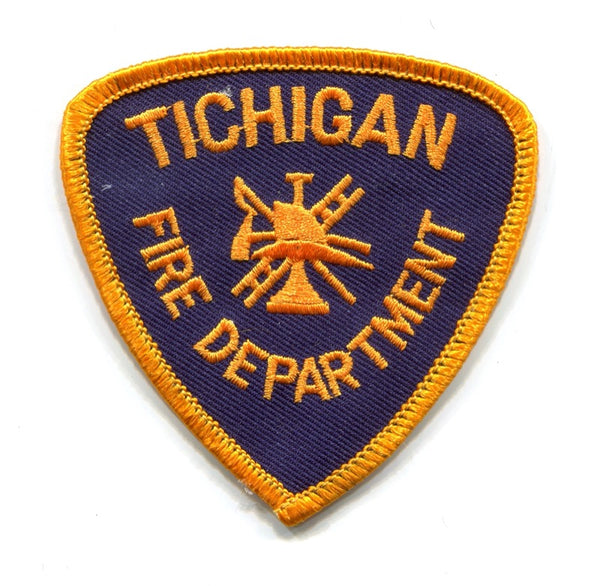 Tichigan Fire Department Patch Wisconsin WI HAT SIZE SMALL – 911Patches.com