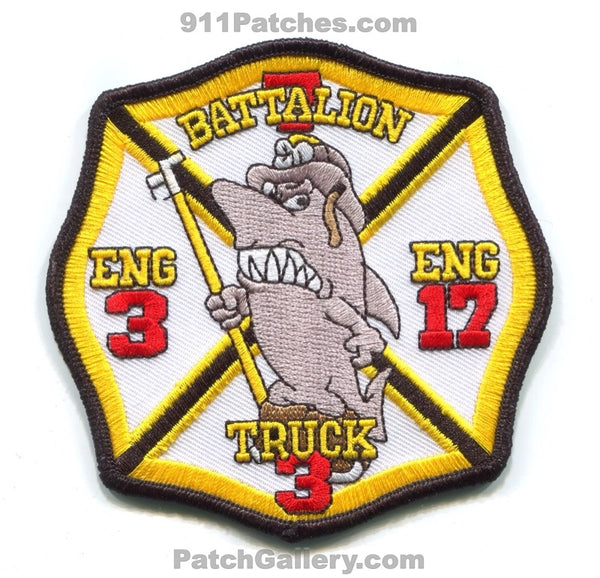 Dumfries Triangle Fire Department Engine 3 Engine 17 Truck 3 Patch Vir ...
