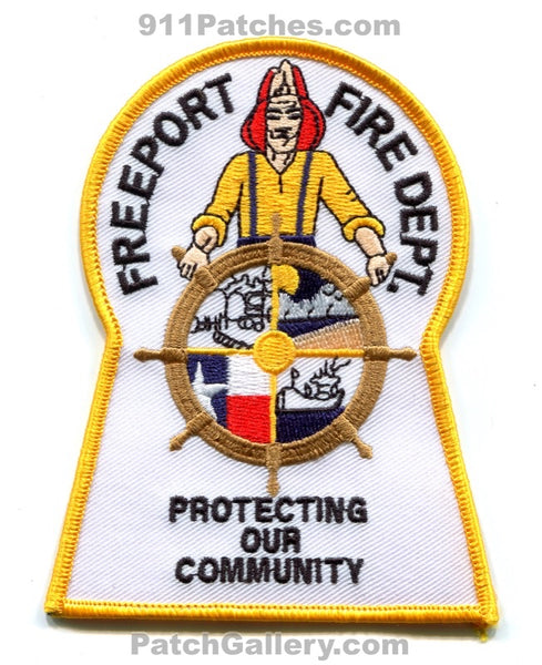 Freeport Fire Department Patch Texas TX – 911Patches.com