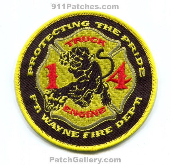 Fort Wayne Fire Department Station 14 Patch Indiana IN v2 – 911Patches.com