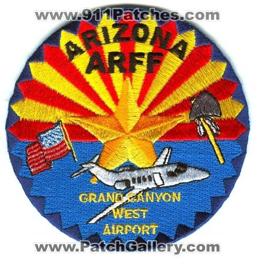 Grand Canyon West Airport Fire Department ARFF Patch Arizona AZ ...