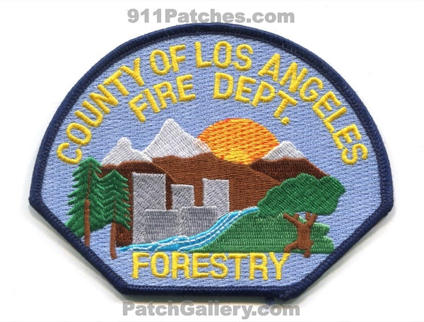 Los Angeles County Fire Department Forestry Patch California CA v2 ...