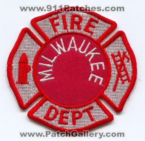 Milwaukee Fire Department Patch Wisconsin WI New v1 – 911Patches.com