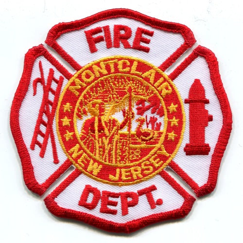 Montclair Fire Department Patch New Jersey NJ Die Cut – 911Patches.com
