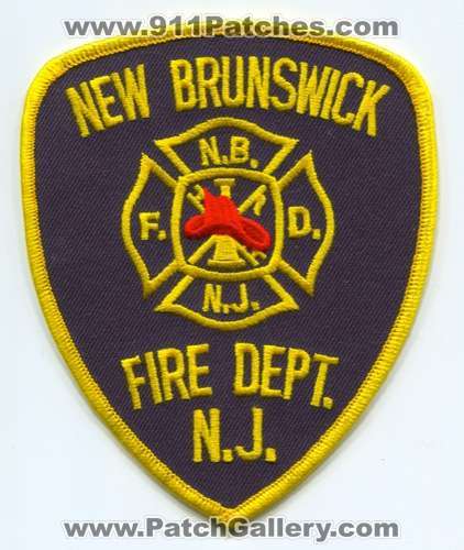 New Brunswick Fire Department Patch New Jersey NJ – 911Patches.com
