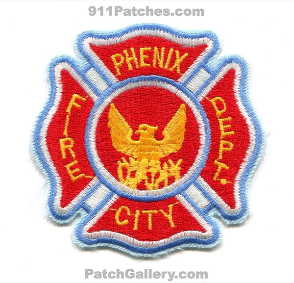Phenix City Fire Department Patch Alabama AL – 911Patches.com
