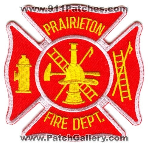 Prairieton Fire Department Patch Indiana IN – 911Patches.com