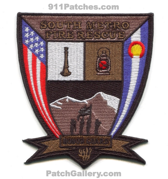 South Metro Fire Rescue Department Honor Guard Patch Colorado CO ...