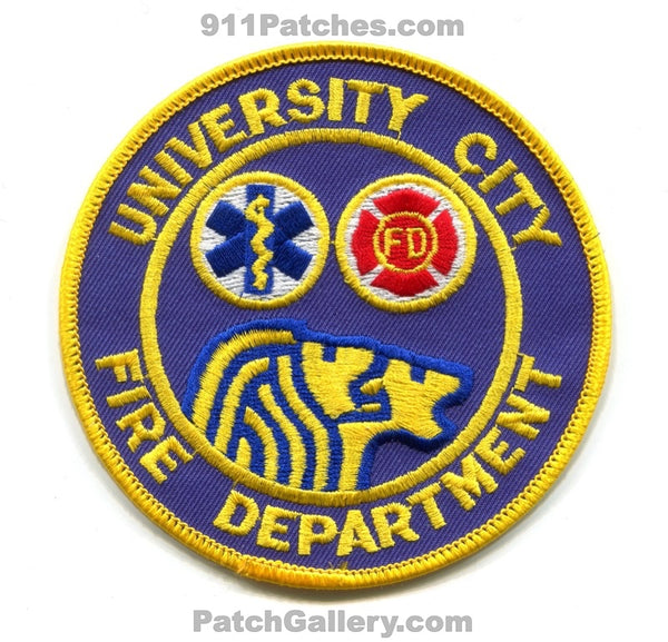University City Fire Department Patch Missouri MO – 911Patches.com